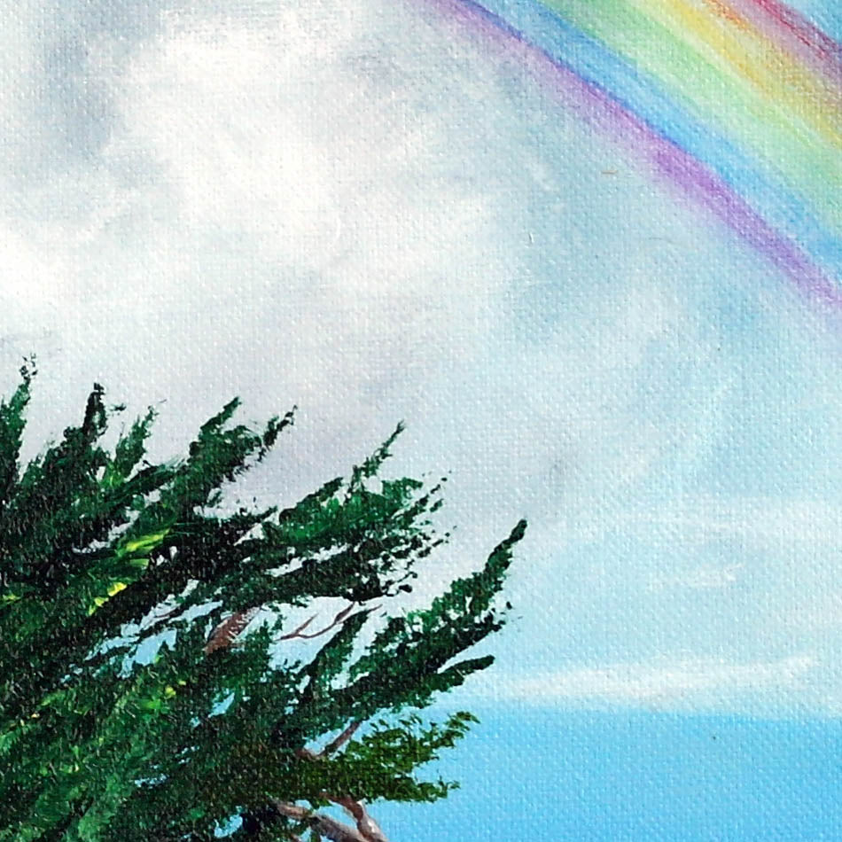 Rainbow of Hope Original Painting - Laura Milnor Iverson Official Site ...
